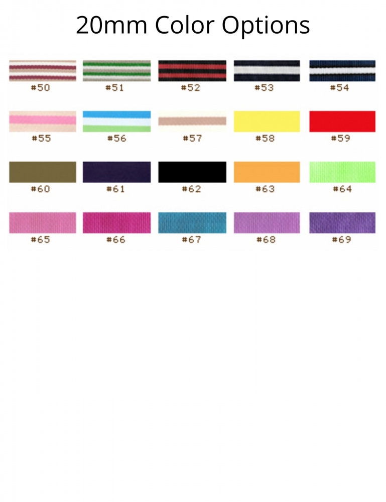 Nylon Striped & Solid Straps Sets of Five